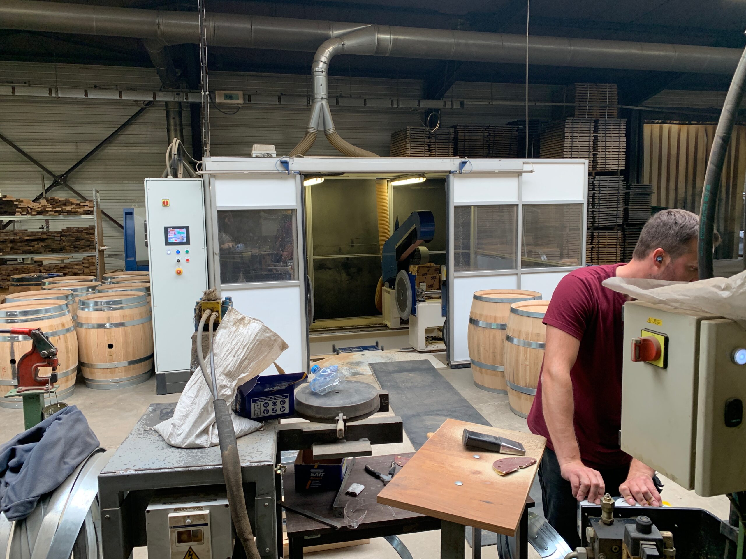 Digital Sanding Lathe - Machines de tonnellerie - Cooperage Equipment ...